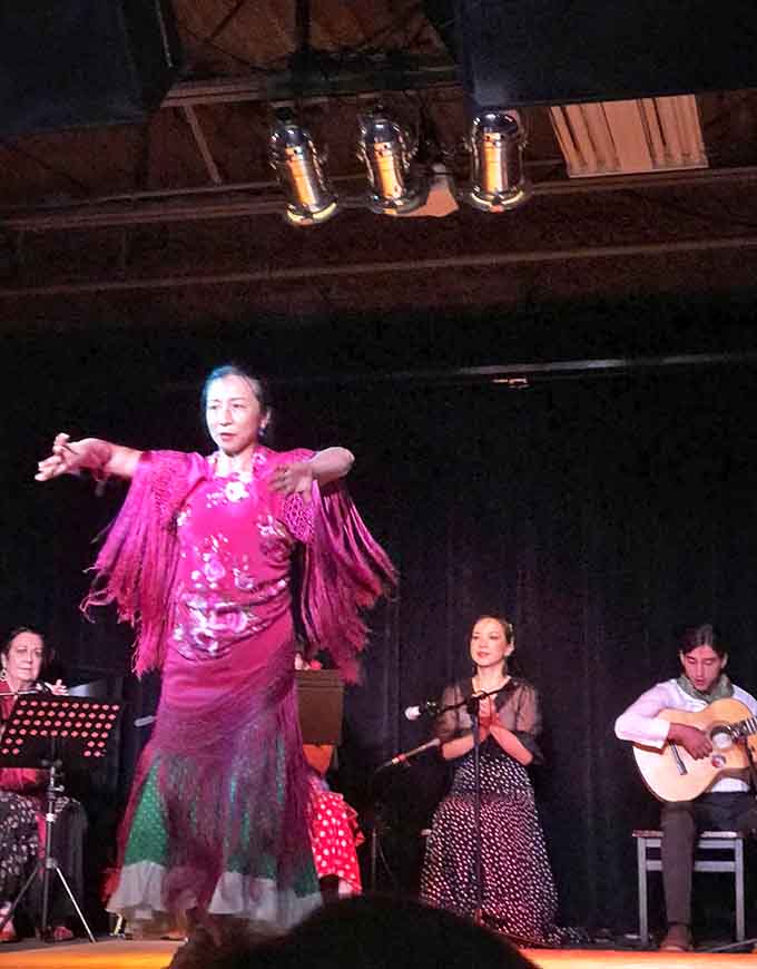 Flamenco dancers bring passionate artistry to the intimate stage, transforming the theater into a slice of Spain in Minneapolis.