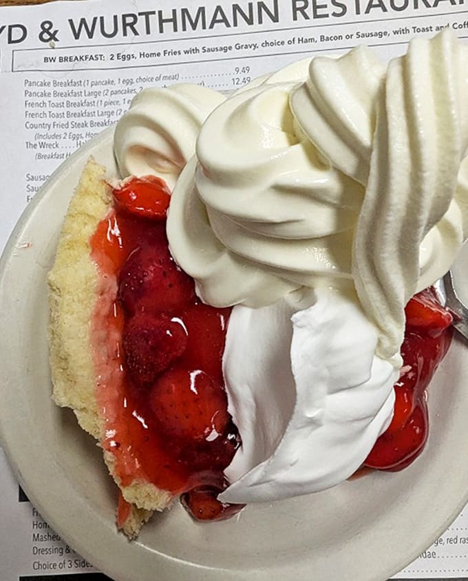 Strawberry pie so fresh you'll swear they grew the berries out back just for you &ndash; summer on a plate.