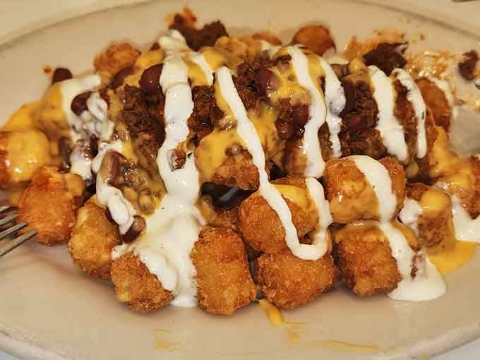 Loaded tater tots prove that sometimes the best ideas involve taking something good and making it ridiculously better.