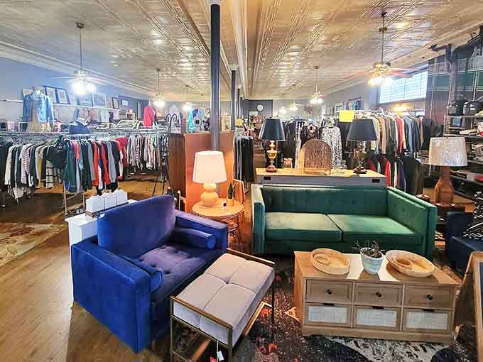 Mid-century meets modern in this furniture wonderland where that perfect statement piece costs less than a fancy dinner out.