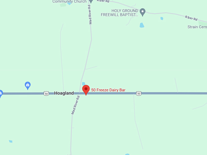 50 freeze dairy bar 10 map