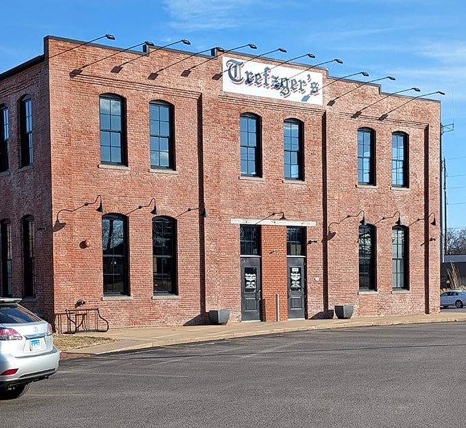 Trefzger's Bakery's beautifully restored brick building stands as a testament to Peoria's history. The classic architecture houses sweet modern delights.