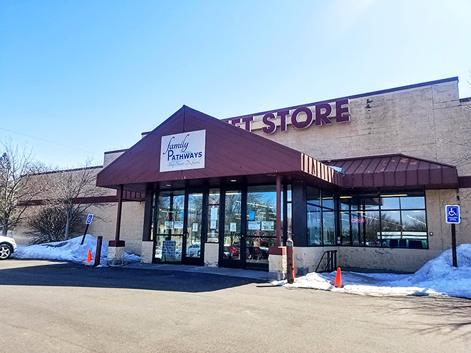 Even in winter, Family Pathways Thrift Store offers a warm welcome to shoppers looking for quality secondhand treasures.