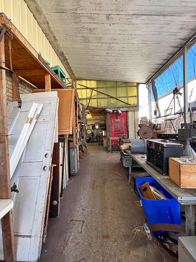 The shop unfolds like chapters in a novel &ndash; turn a corner and suddenly you're surrounded by tools that built America, waiting for new hands.