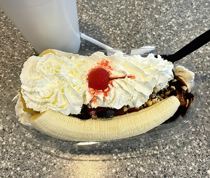 The banana split &ndash; that architectural marvel of fruit, ice cream, and toppings that makes you wonder why we ever eat sensible portions.