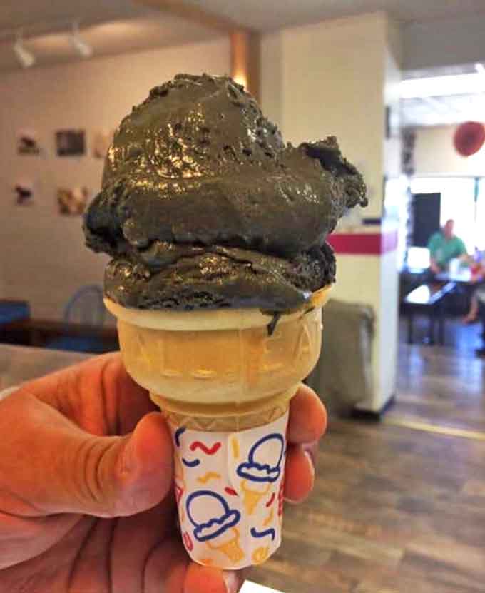 Black Licorice ice cream &ndash; the daring choice for those brave enough to venture beyond vanilla into the deliciously divisive territory.