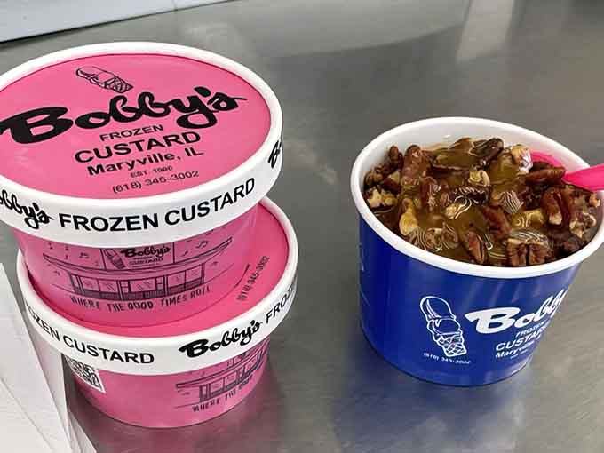 Take-home containers of happiness, because sometimes one visit just isn't enough to satisfy the craving.