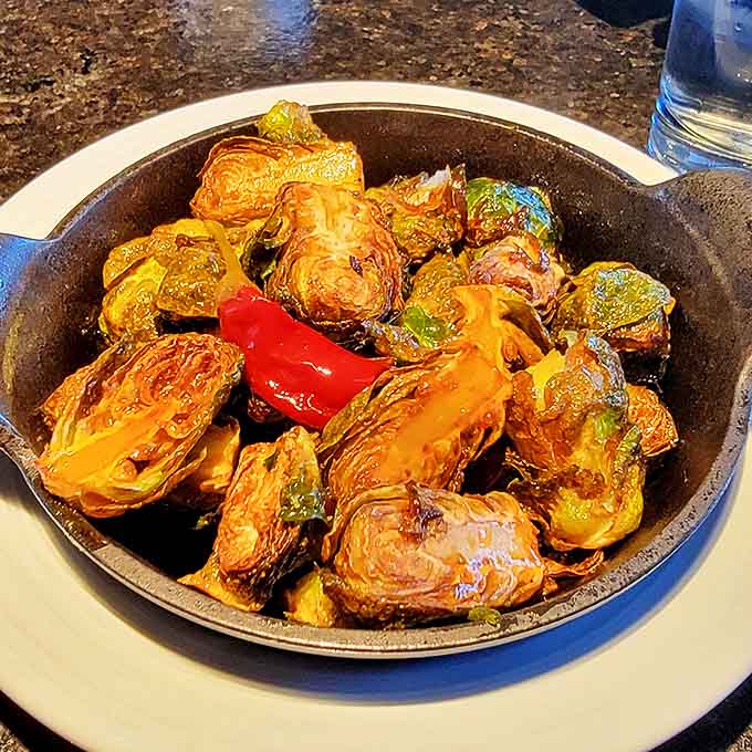 Brussels sprouts transformed from childhood nightmare to adult craving &ndash; caramelized, seasoned, and utterly irresistible.