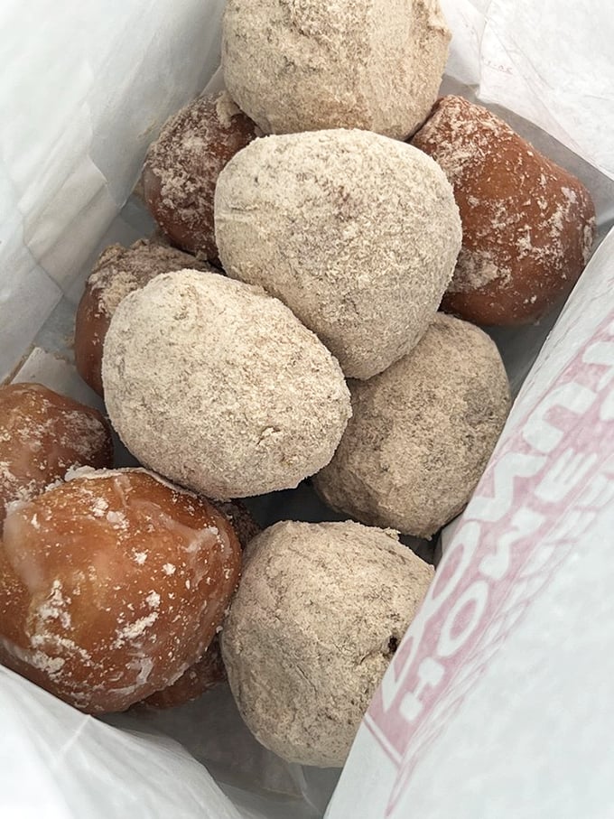 Donut Holes: These cinnamon-dusted spheres of joy prove that sometimes the best things come in small packages &ndash; dangerously poppable by the dozen!