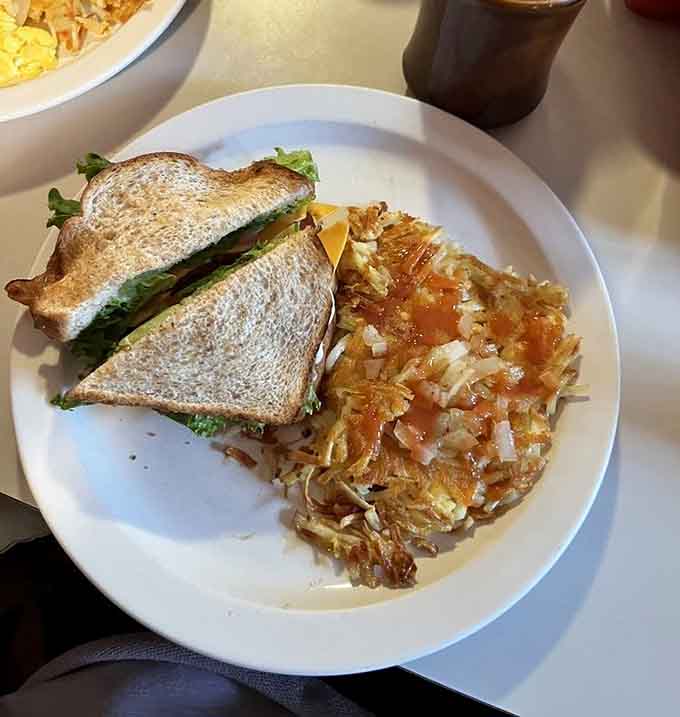 That breakfast sandwich and those hash browns are the dynamic duo your morning has been waiting for all along.