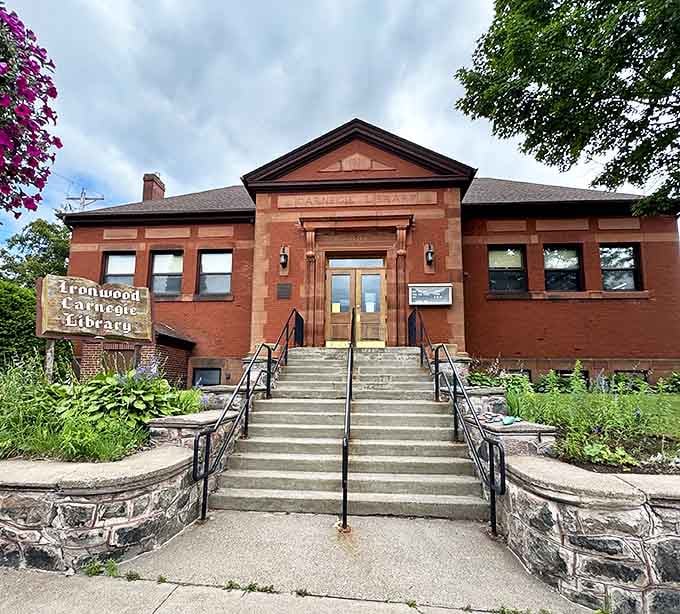 The Ironwood Carnegie Library represents an era when communities built temples to knowledge, and this beautiful building still serves that noble purpose today.