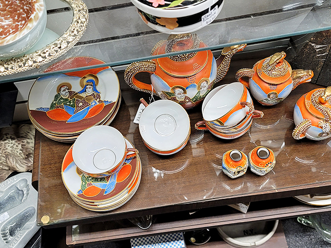 This Japanese Satsuma tea set didn't just serve beverages &ndash; it served drama, elegance, and a touch of international sophistication.