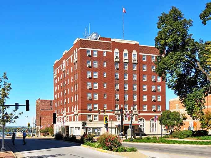 The Lincoln-Douglas Apartment Building's symmetrical grandeur and classic proportions speak to an era when buildings were designed to outlast generations.
