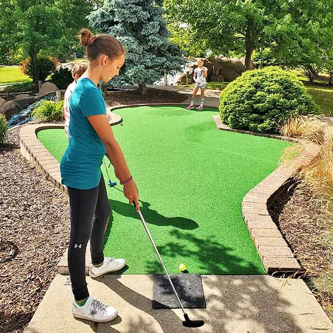 Precision putting meets whimsical landscaping on this challenging course where even a hole-in-one feels like winning the Masters.