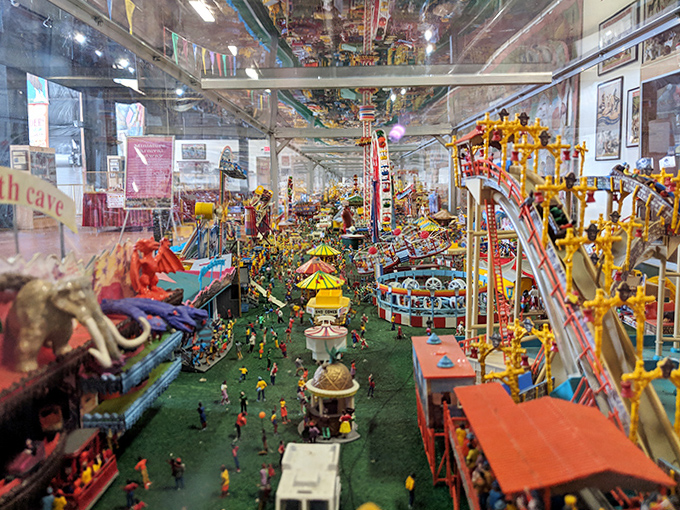 Miniature marvels capture an entire carnival world in perfect detail &ndash; like peering into a parallel universe where the fun never stopped.