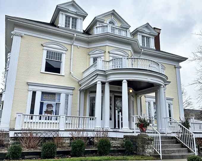 Winter or summer, the museum's exterior maintains its classic charm. This architectural beauty houses thousands of tiny treasures waiting to be discovered.