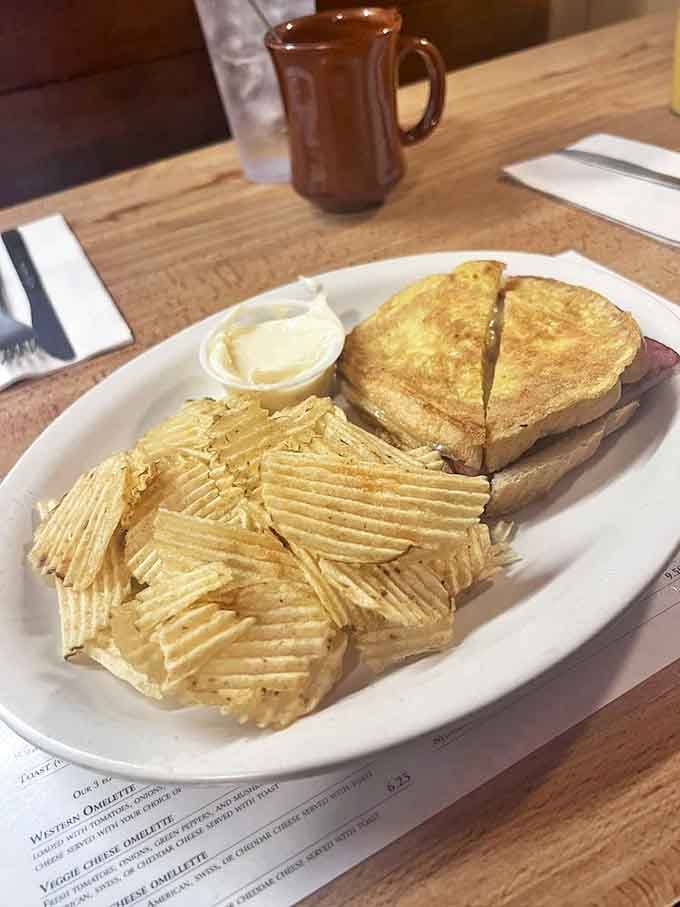 The Monte Cristo sandwich &ndash; where French toast meets deli counter in a harmonious marriage that makes lunch feel like an indulgent affair.