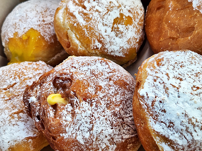 These powdered paczki aren't just donuts – they're little Polish pillows of joy that might make you reconsider your life choices.