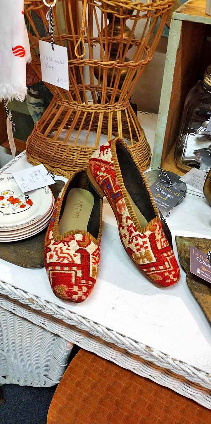 These patterned flats are giving serious vintage vibes, perfect for anyone who thinks comfort and style shouldn't be mutually exclusive.