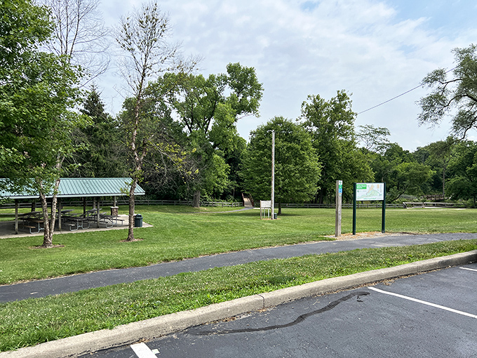 The welcoming picnic area serves as civilization's front porch to wilderness adventures. Pack a sandwich&mdash;nature provides the entertainment.