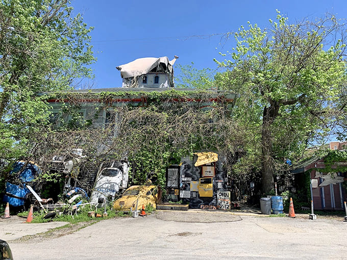 Raven's Grin Inn looks exactly like the house your mother warned you about, which is precisely why you should visit.