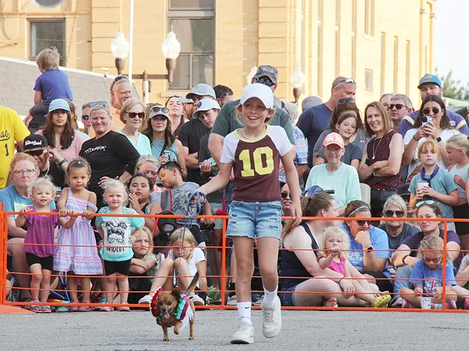 Luverne's sweet parade moments are a Minnesota summer classic. That happy crowd is waiting for the next small-town event!