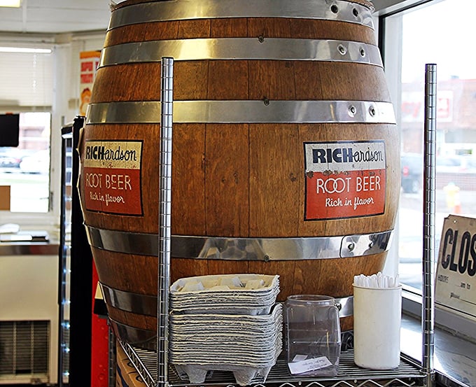That Richardson root beer barrel isn't just for show &ndash; it's the source of bubbly magic that draws crowds.