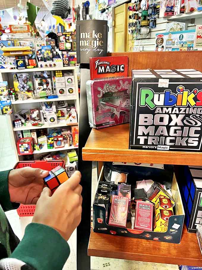 Rubik's Cubes and brain teasers &ndash; analog entertainment that has frustrated and delighted puzzle enthusiasts since long before smartphones existed.