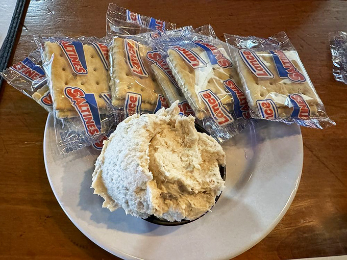 The unofficial appetizer of Florida, this smoky, creamy concoction with humble saltines has started more friendships than Facebook ever could.