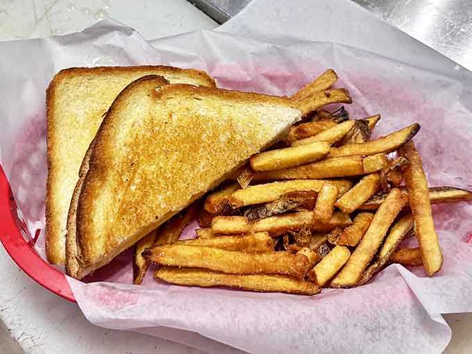 Sometimes the simplest pleasures are the most satisfying &ndash; golden-brown toast and hand-cut fries that achieve that perfect balance of crispy exterior and fluffy interior.