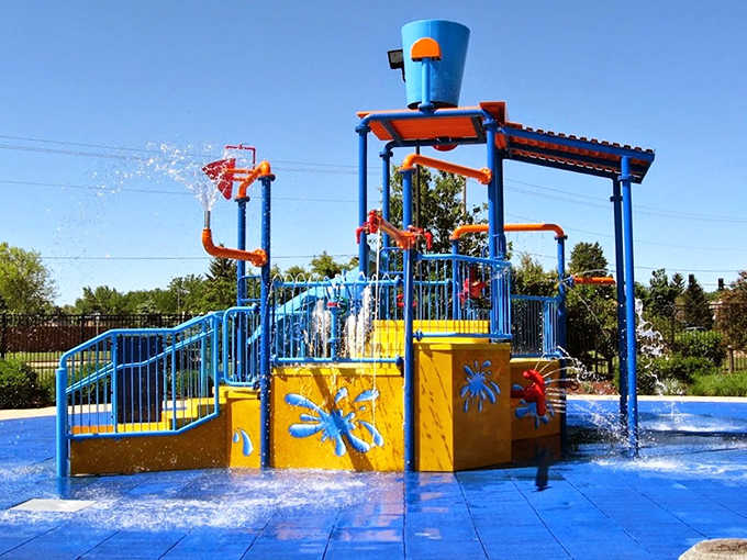 Pint-sized paradise: The water playground transforms ordinary kids into aquatic adventurers with every spray, splash, and surprise water jet.