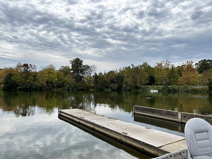 This wooden dock isn't just for fishing &ndash; it's for contemplating life, skipping stones, and impromptu family photo ops.