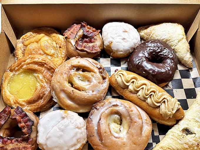 A box of Hanisch treasures &ndash; the perfect traveling companions for road trips or "I'm totally sharing these at the office" good intentions.