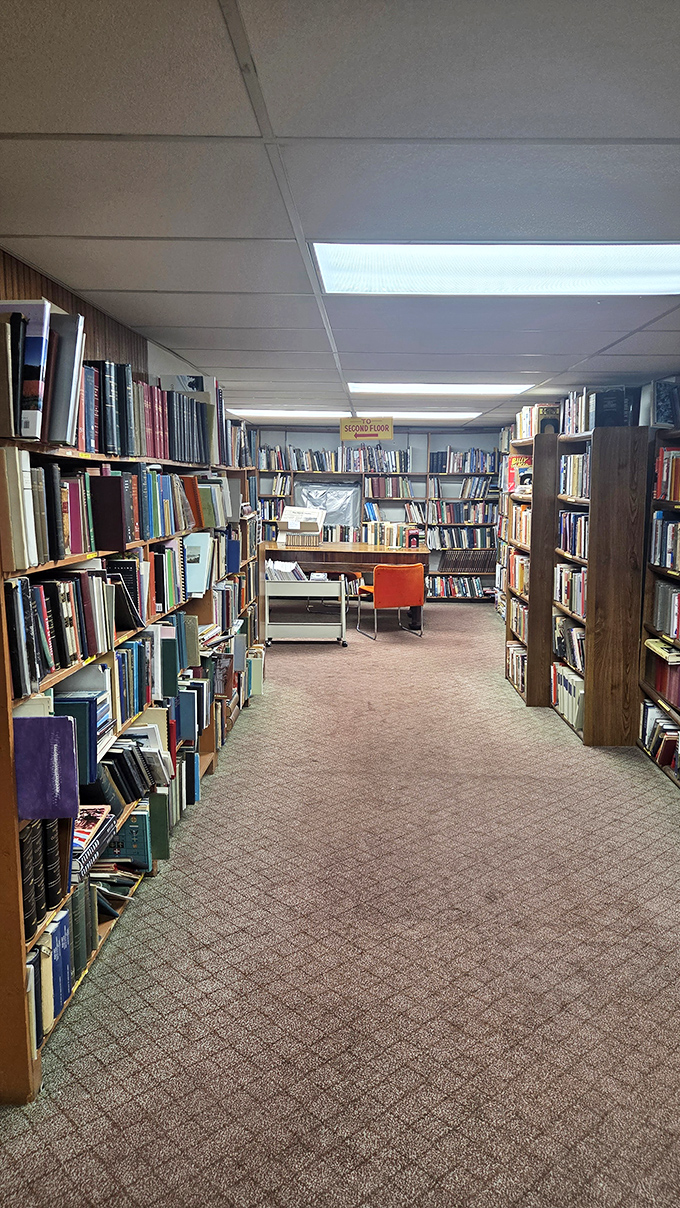 The Ohio section celebrates the Buckeye State's rich history, with rare volumes documenting everything from canal systems to Cincinnati's storied past.