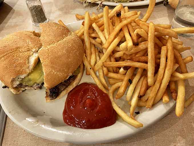 A juicy burger and golden fries prove Viking Caf&eacute; isn't just a breakfast haven, but an all-day destination for comfort food perfection.