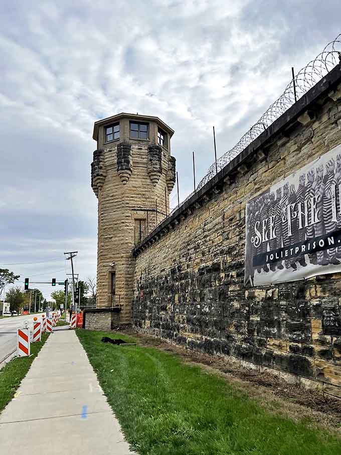 Even from the street, those limestone walls command respect and maybe just a little bit of fear.