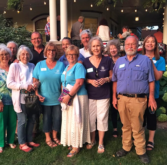 Garden caretakers hard at work – because maintaining a slice of the 19th century requires more than just wishful thinking and Instagram filters.