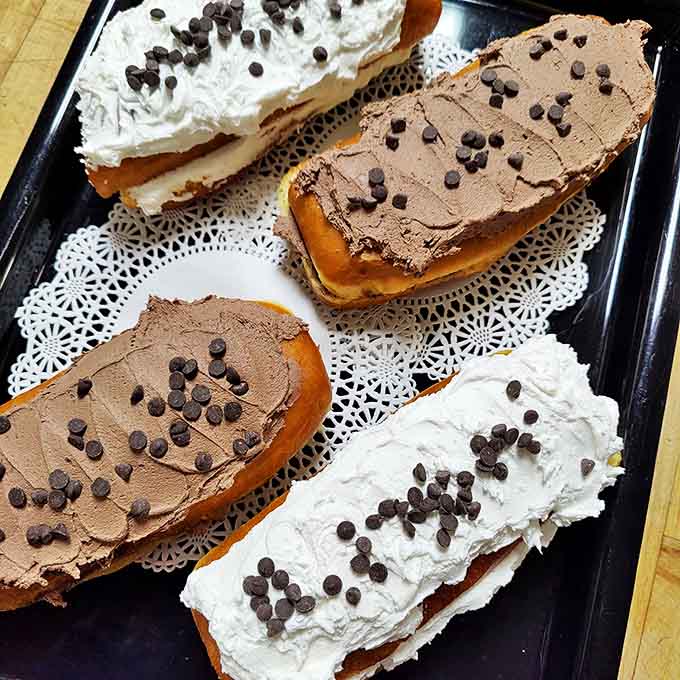 The Holland cream Long John &ndash; where vanilla buttercream meets perfect dough in a marriage that would make pastry chefs weep with joy.