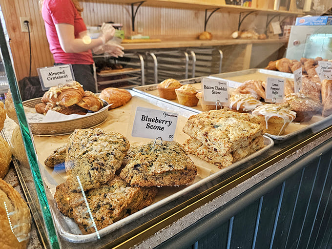 The pastry case is a dangerous place for anyone who thought they had willpower, spoiler alert: you don't.