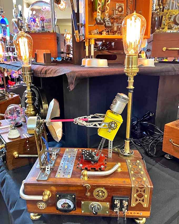 This Victorian-era settee looks like it's waiting for Oscar Wilde to drop by for witty conversation &ndash; the perfect centerpiece for any vintage enthusiast's home.