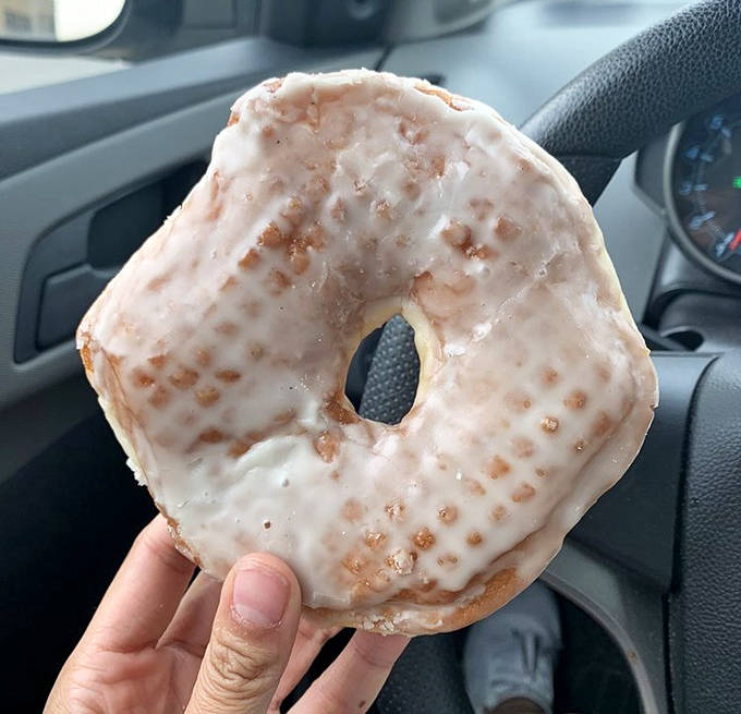 This glazed donut has achieved what philosophers and scientists have sought for centuries: absolute perfection in its simplest form.