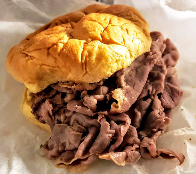 The Italian beef sandwich demands respect and proper eating technique &ndash; lean forward, embrace the mess, and savor every juicy, savory bite.