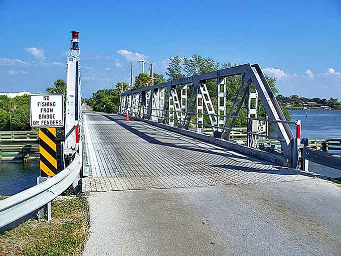 Crossing Blackburn Point Bridge feels like traveling through time &ndash; a metal pathway connecting past to present.