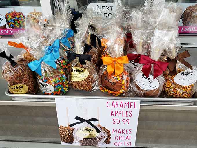 These caramel apples are dressed better than most people at a wedding, and twice as sweet.