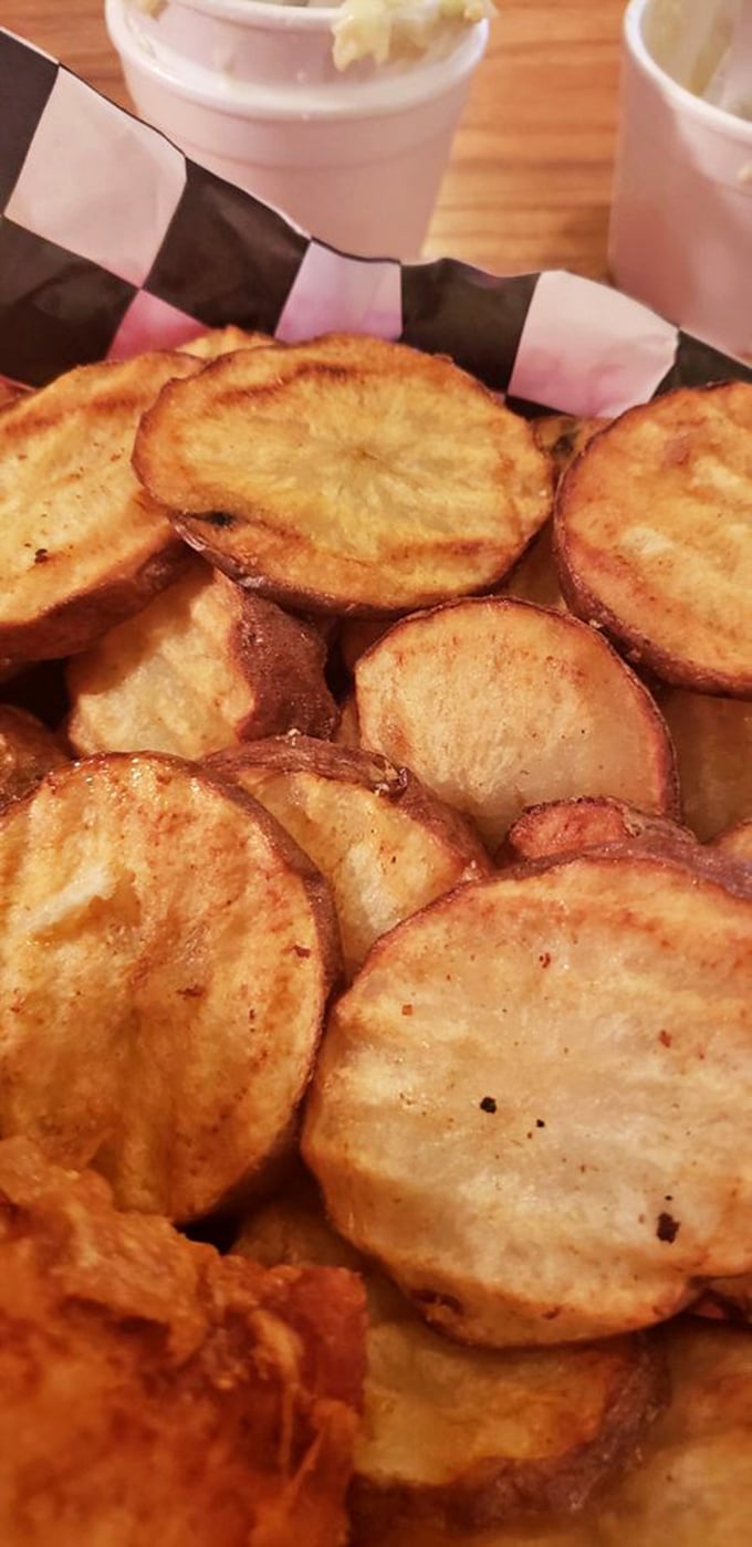 Golden, crispy, impossibly juicy &ndash; The Brass Rail's signature broasted chicken lives up to its legendary reputation.