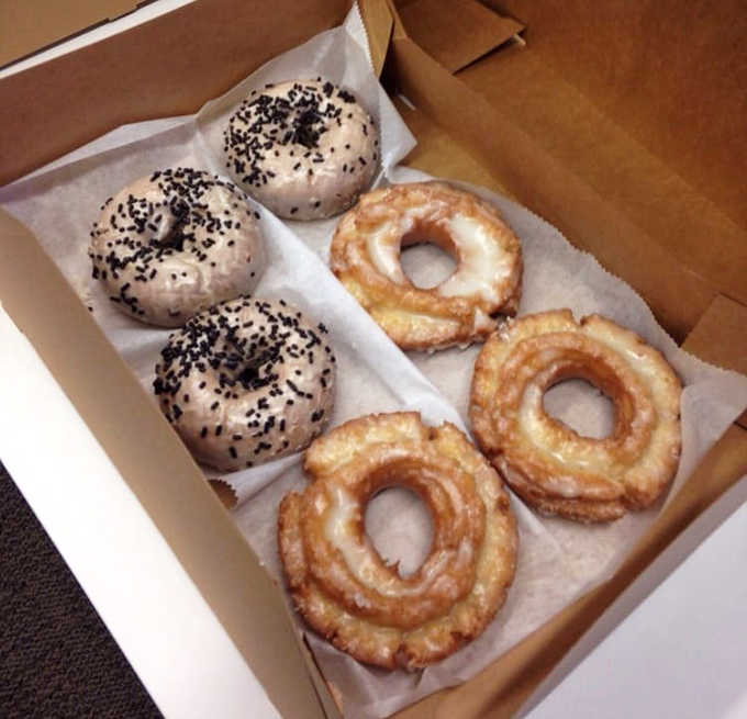 White ganache donuts nestled beside classic buttermilk old-fashioneds&mdash;proof that sometimes the simplest pleasures are the most profound.