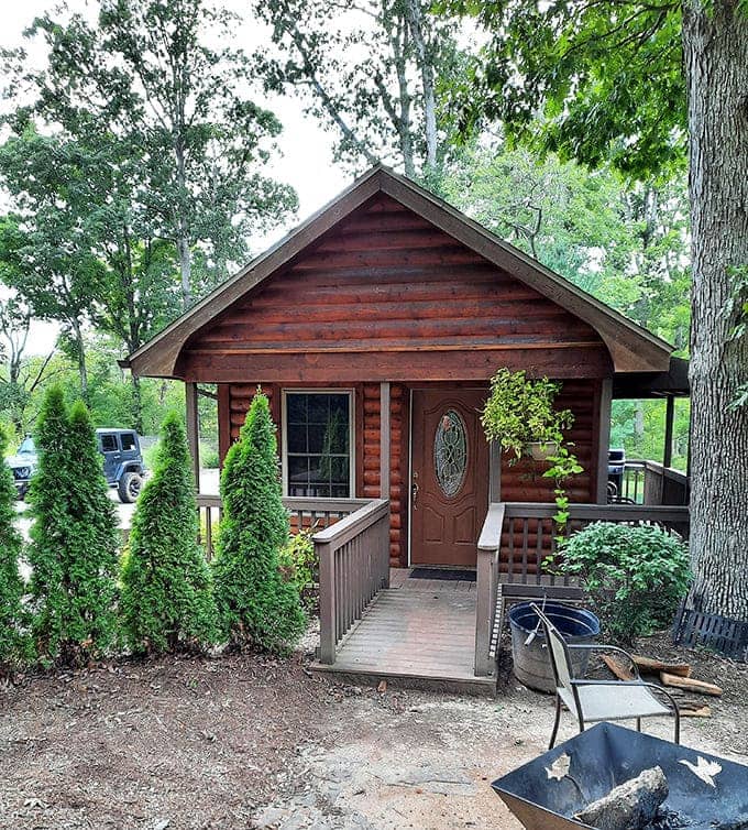 Tiny house, big charm: these compact cabins pack all the comforts of home into a storybook woodland setting.