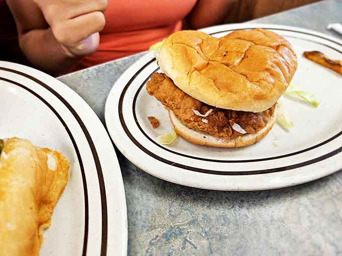 Proof that The Hot Dog Shoppe refuses to be typecast, this golden-brown masterpiece deserves its own fan club.