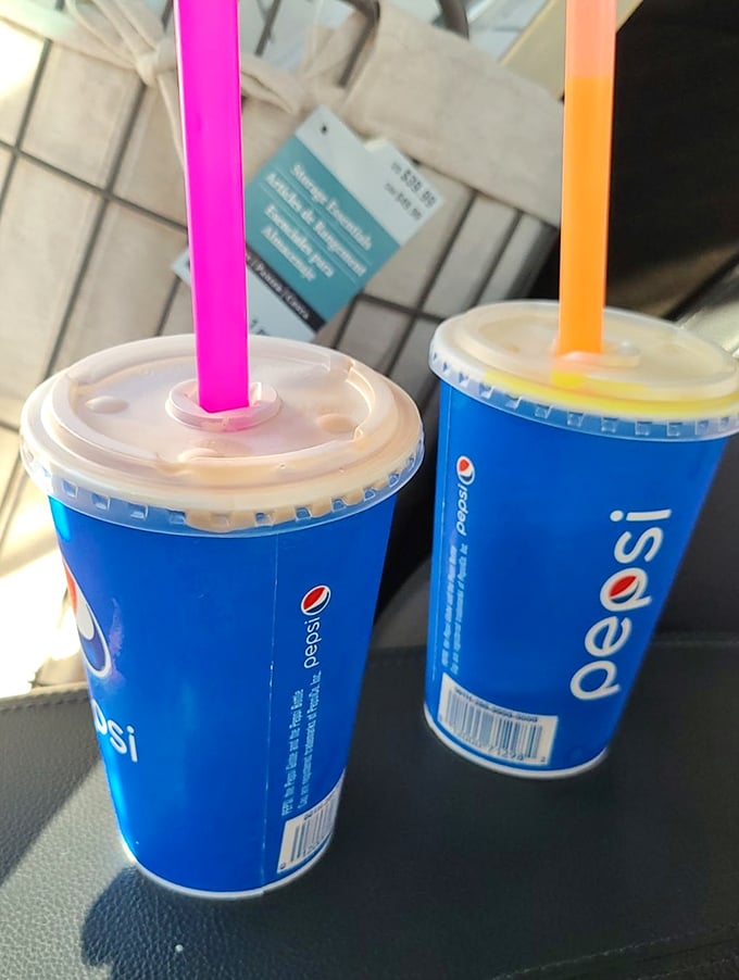 Pepsi in hand, the perfect companion to cut through the richness of Val's legendary burgers and shakes.