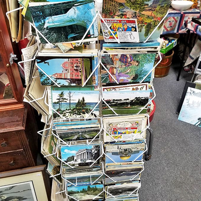 Postcards from everywhere! These miniature time capsules offer glimpses of America's vacation spots as they appeared decades ago.
